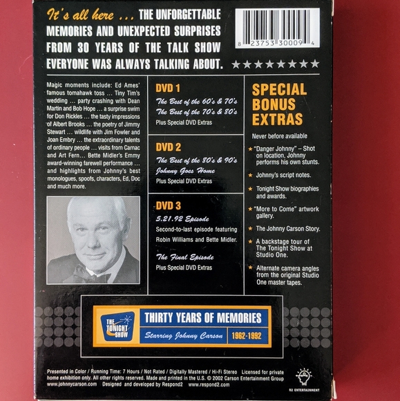 Media | The Ultimate Collection 3 Dvds Johnny Carson | Poshmark